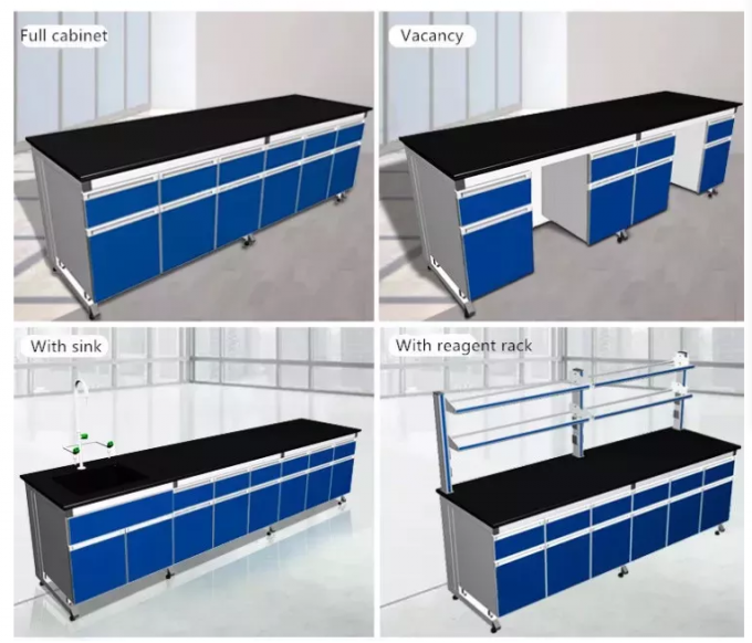 Epoxy Island Bench Laboratory C Frame Stainless Steel Lab Workbenches ...