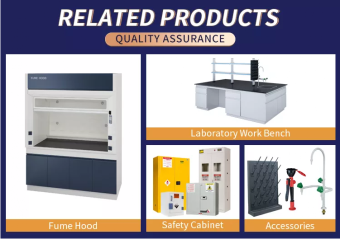 Microbiology Laboratory Wall Bench Plywood Chemical Lab Table With ...